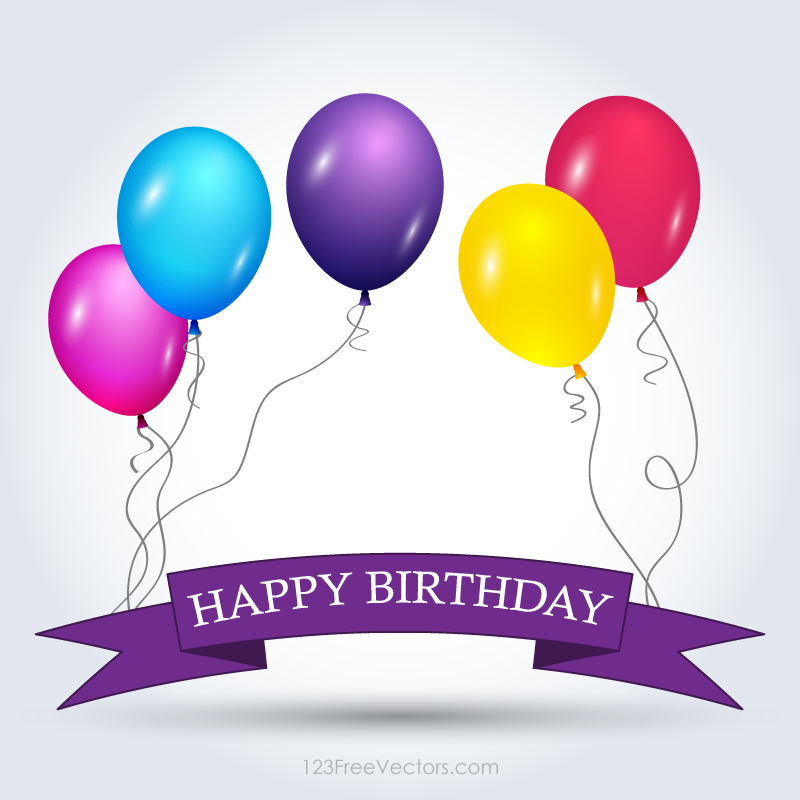 Happy Birthday Banner Template Free Download Free Vector Art Free 